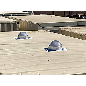 Solar LightBlaster for 3.5" ribbed Conex Shipping Containers (tubular skylight) | Solar Tube Skylight | Tubular Skylight powered by the sun