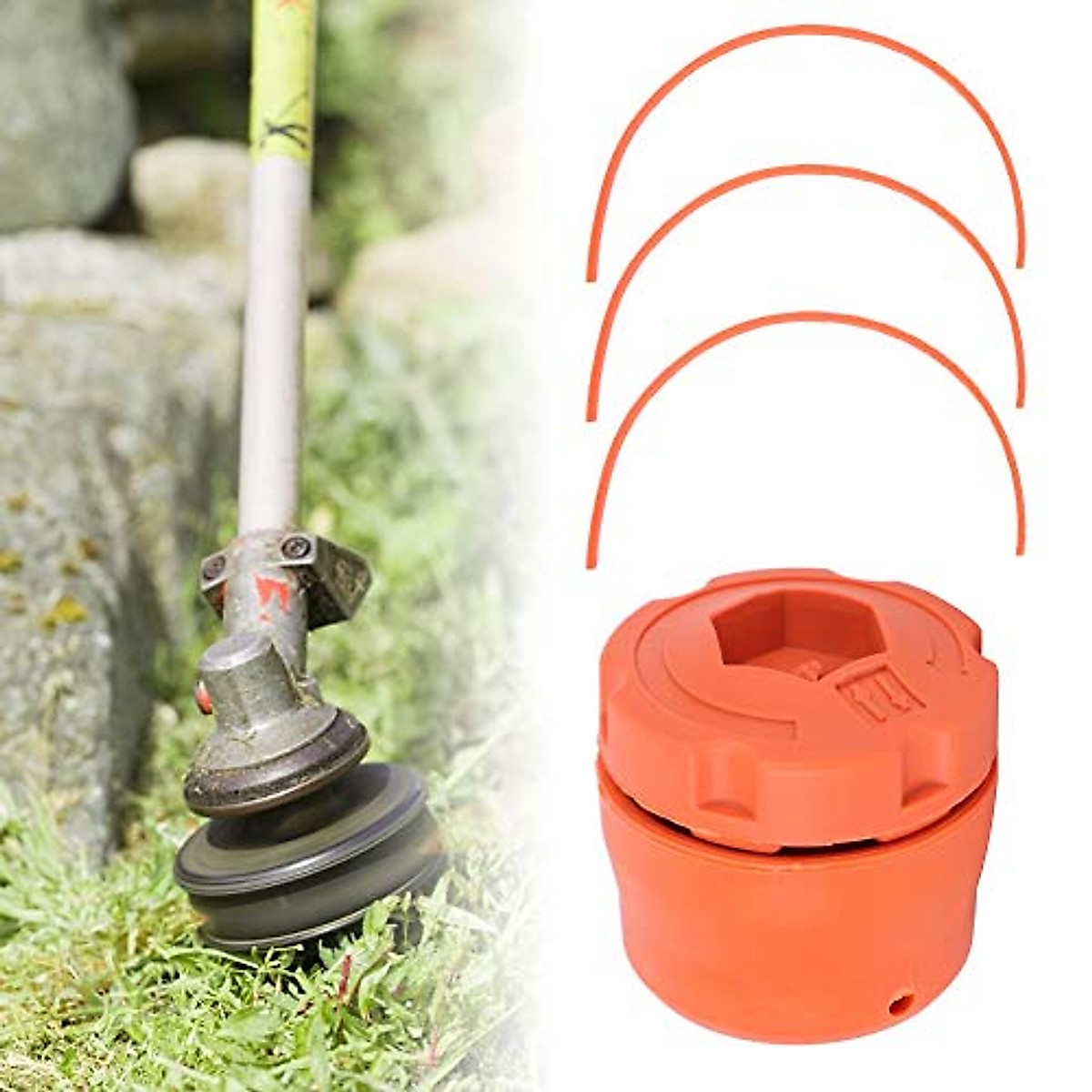Trimmer Head Universal Trimmer Head for Lawn Mower Grass Cutter Spare Parts Garden Tools