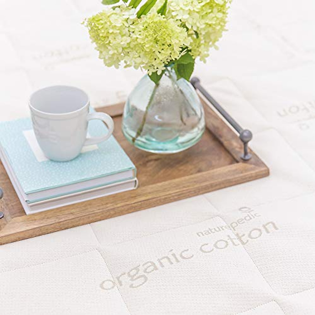 Naturepedic Chorus Organic Mattress - Medium Firm Mattress with Encased Coil Layers for Universal Comfort and Pressure Relieving - Bed-in-a-Box Latex Mattress - King