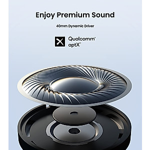 Edifier W800BT Plus Wireless Headphones Over-Ear Headset - Qualcomm® aptX - Bluetooth V5.1 - CVC™ 8.0 Call Noise Cancelling - 55H Playtime - Built-in Microphone - Physical Button White
