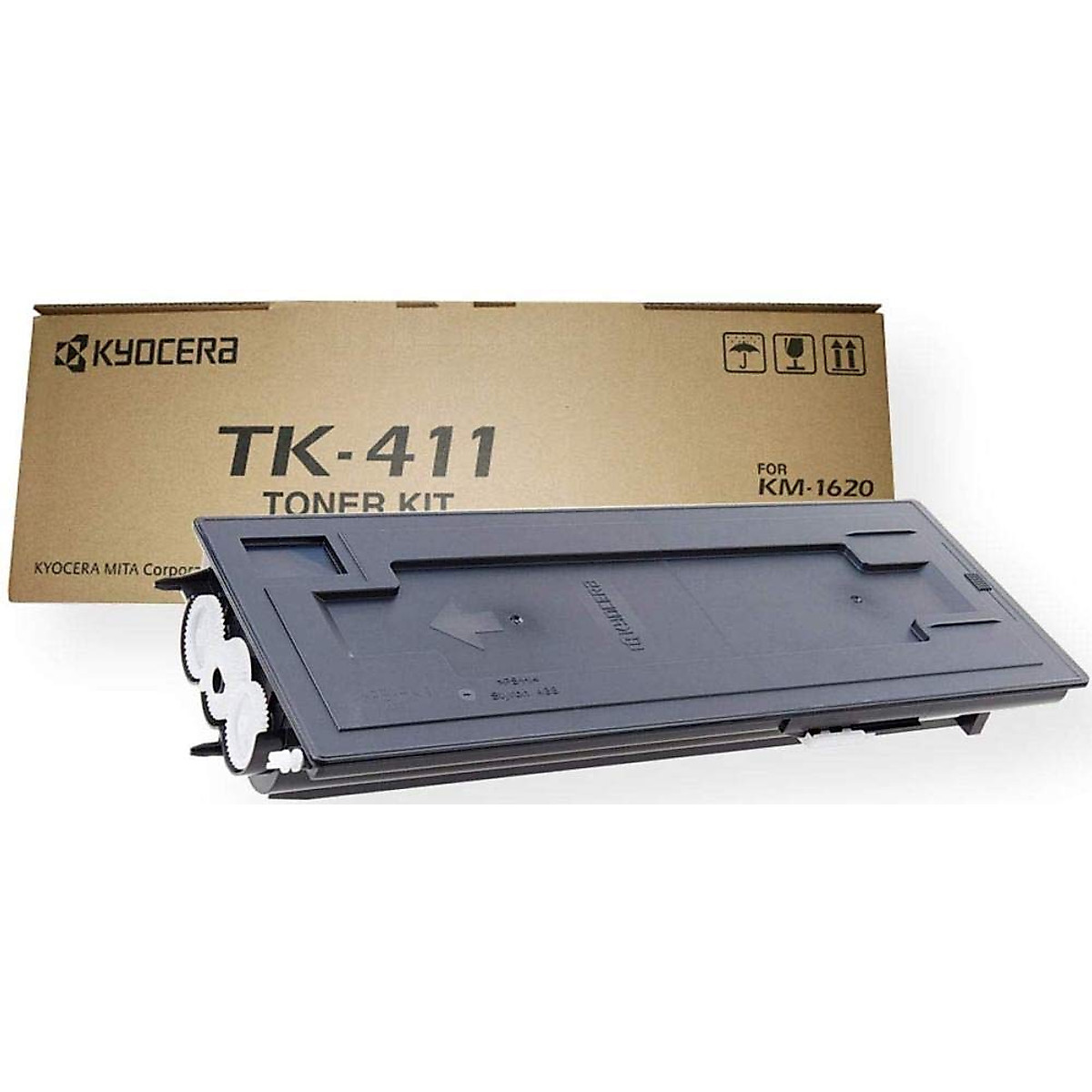 Kyocera TK-411 370AM011 KM-1620 KM-1635 KM-1650 KM-2020 KM-2050 Toner Cartridge (Black) in Retail Packaging