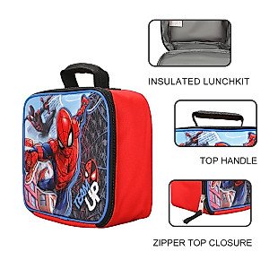 Bioworld Spider-Man and Miles Morales Easy Zip Insulated Lunch Box