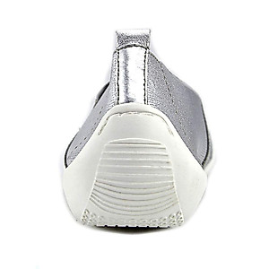 Ros Hommerson Caruso Women's Casual Shoe: Silver/Stretch 8.5 Wide (D) Slip-On