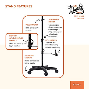 Dritz My Double Designer Adjustable Dress Form, Small
