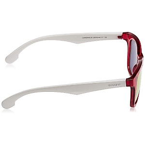 Carrera CARRERINO 20 Rectangular Sunglasses, White Pink Gold/Pink, 46mm, 17mm