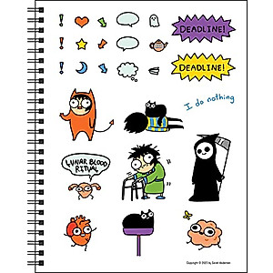 Sarah's Scribbles 16-Month 2023-2024 Weekly/Monthly Planner Calendar: Get It Together!