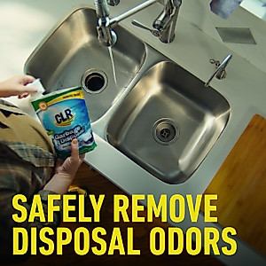 CLR Fresh & Clean Garbage Disposal, Fresh Scent Weekly Foaming Cleaning Pods, 5 Pods Total (Packaging May Vary)