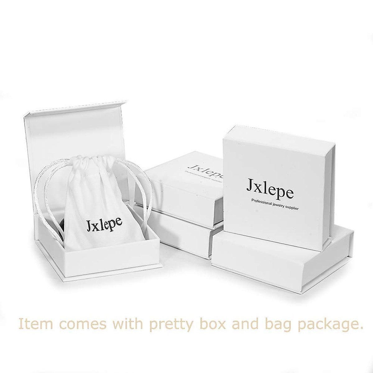 Jxlepe Womens Choker Chain Cuban Link Adjustable with O Ring Belt tail 0.4inch wide Goth Punk Rock Stainless Steel Gift for her Sexy Pendant Xxxt. outstanding Kiwi Necklace (White, 18)