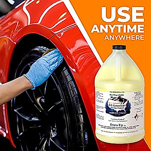 All American Car Care Products Tire Dress Up - High Gloss Shine Tire Dressing (1 Gallon)