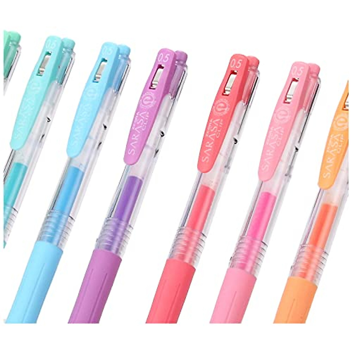 ZEBRA Sarasa Clip 0.5mm Ballpoint Pen, 8 Color Set (JJ15-8C-MK )