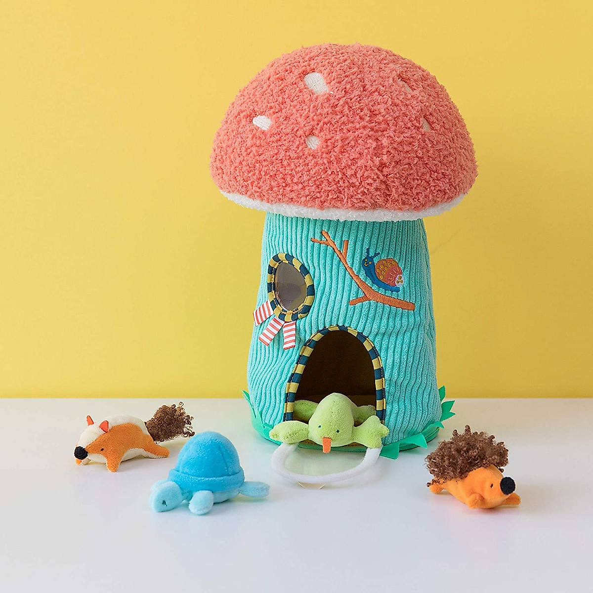 Manhattan Toy Toadstool Cottage Plush Fill & Spill Baby and Toddler Activity Toy