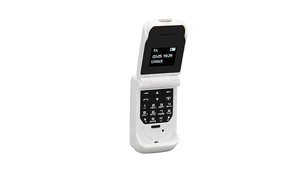 Compact Flip Phone with Bluetooth and HiFi Sound