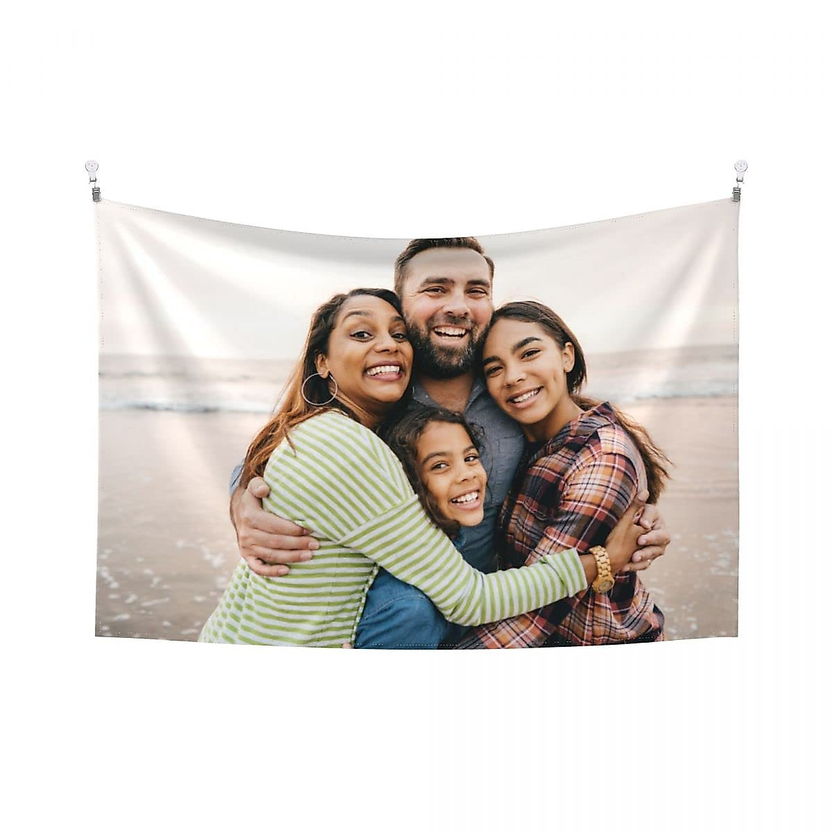 JINJUREN Custom Tapestry Upload Images Banners and Signs Customize For Bedroom 37 * 29 inch Horizontal
