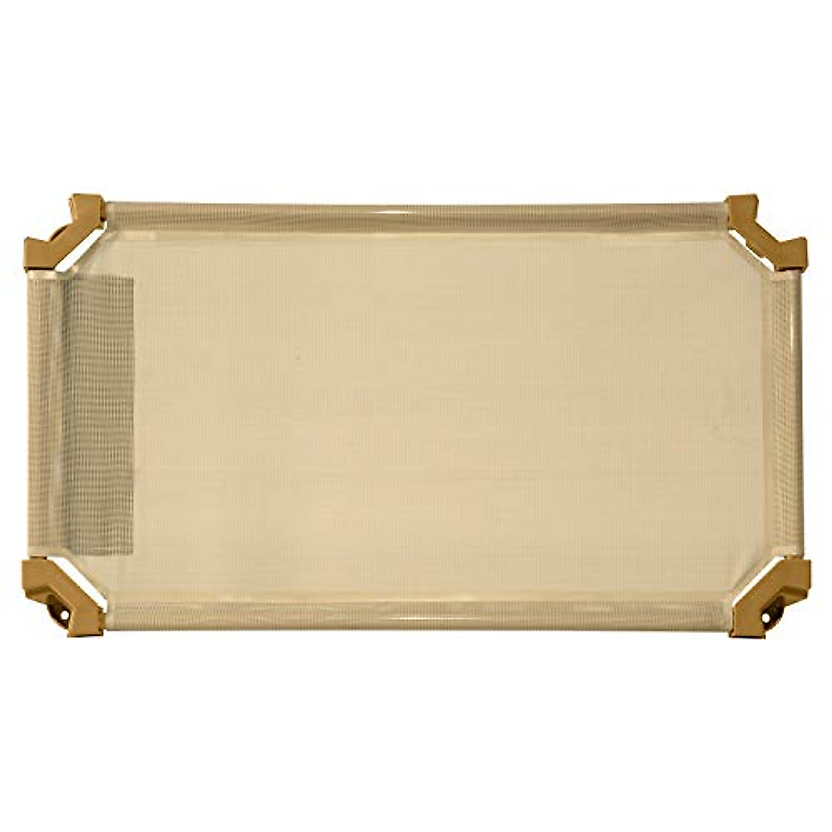 Wood Designs Stackable Toddler Cots for Daycare with Sheets, 40"L x 23"W, Heavy Duty Naptime/Sleeping Cots [Set of 6), Tan, Ready-to-Assemble [Greenguard Gold Certified] (WD87830TN)