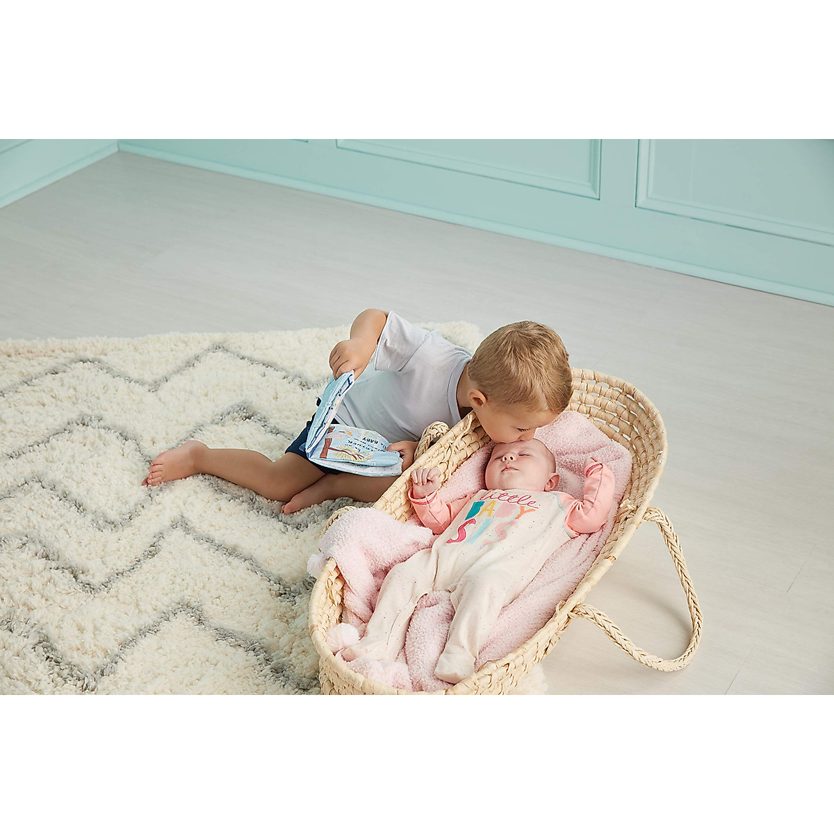 Mud Pie Big Sister Book and Pin Set