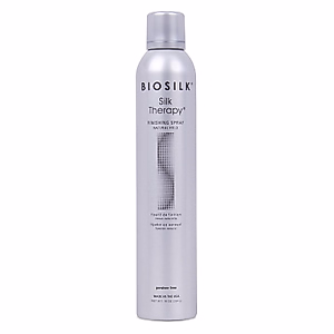BioSilk Silk Therapy Finishing Spray Natural Hold, Natural-Hold Hairspray For Long-Lasting Styles, Sulfate, Paraben, & Cruelty-Free, 10 Oz