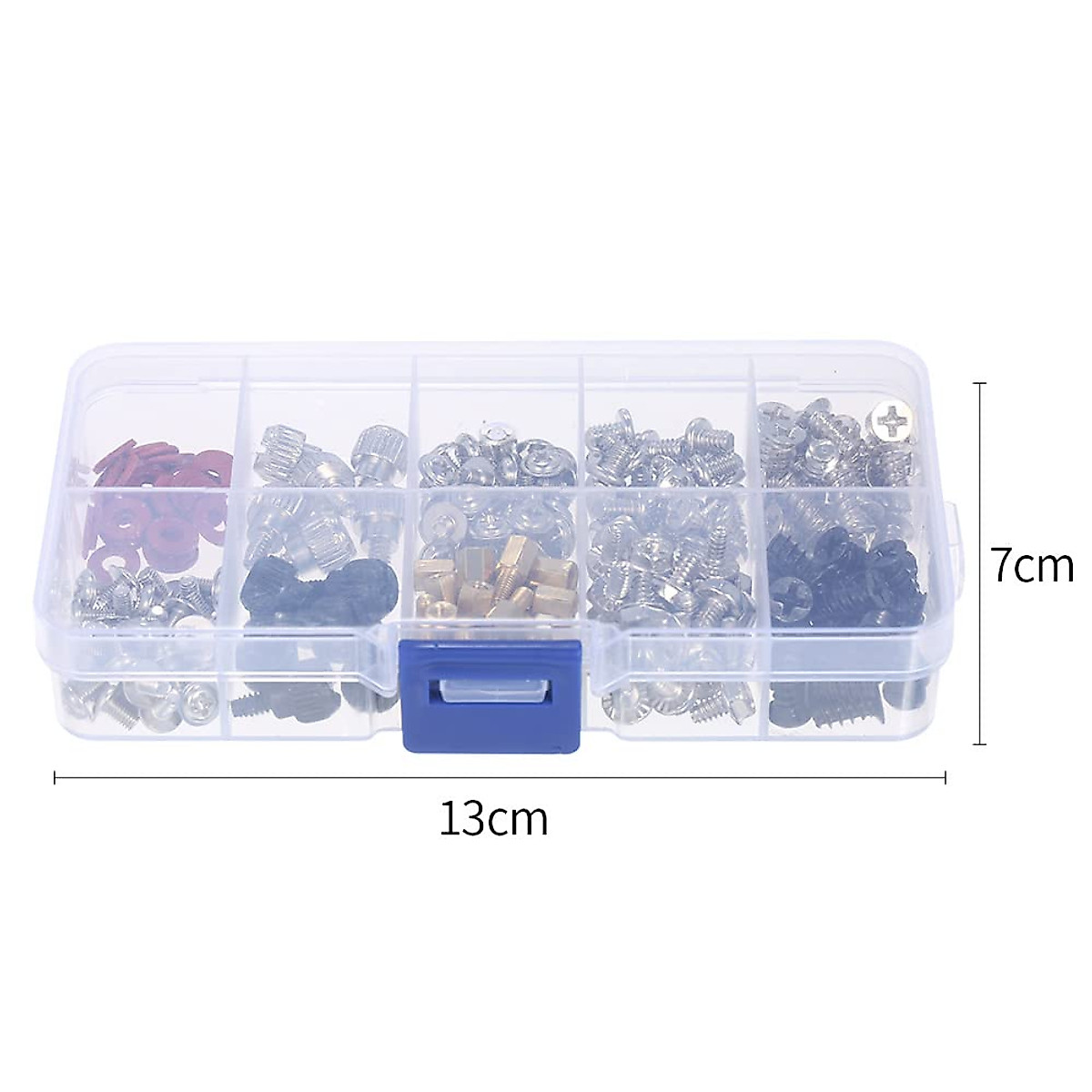 PENCHEN 228PCS Basic Computer Screw Kit Desk Computer Maintenance Screw Set for Computer Case Md Graphics Ha Drive Fan