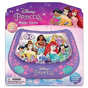 JA-RU Disney Princess Classic Handheld Water Game (1 Unit) Classic Girls Water Ring Arcade Toy Just Add Water. Stress Relief Fidget Toy for Kids and Adults. Game Toy. A-6901-1