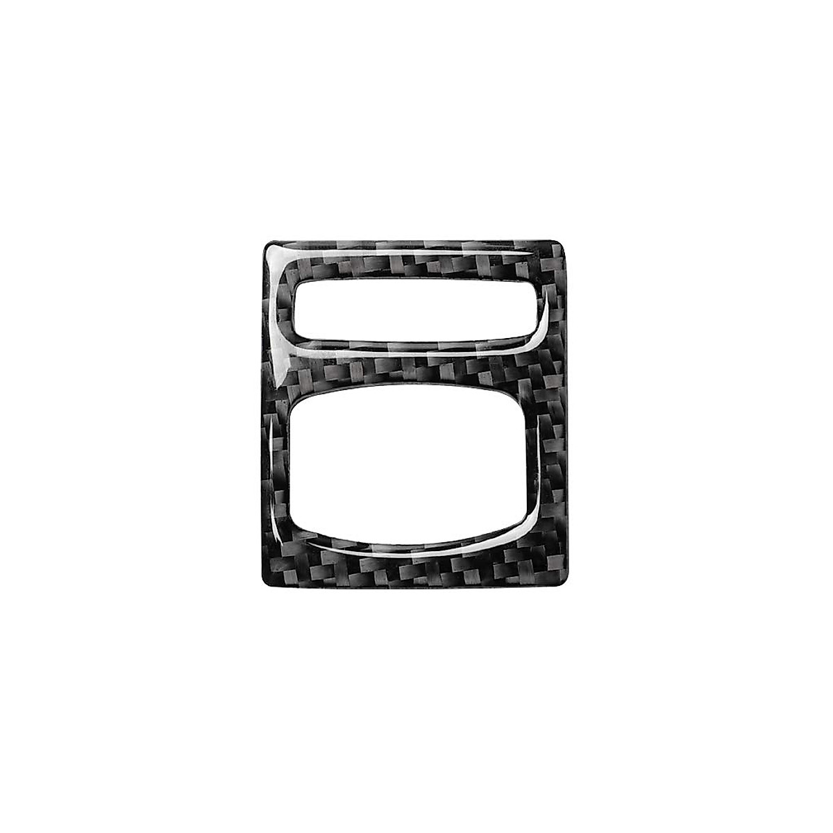 NC Carbon Fiber Trim Cover Sticker Compatible with BMW 5 Series F10 2011-2017 (Carbon Fiber B, Air Vent Cover Set)