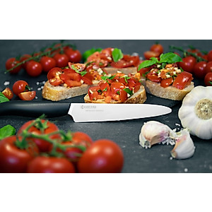 Kyocera Revolution Ceramic Kitchen Knife, 5-inch, White