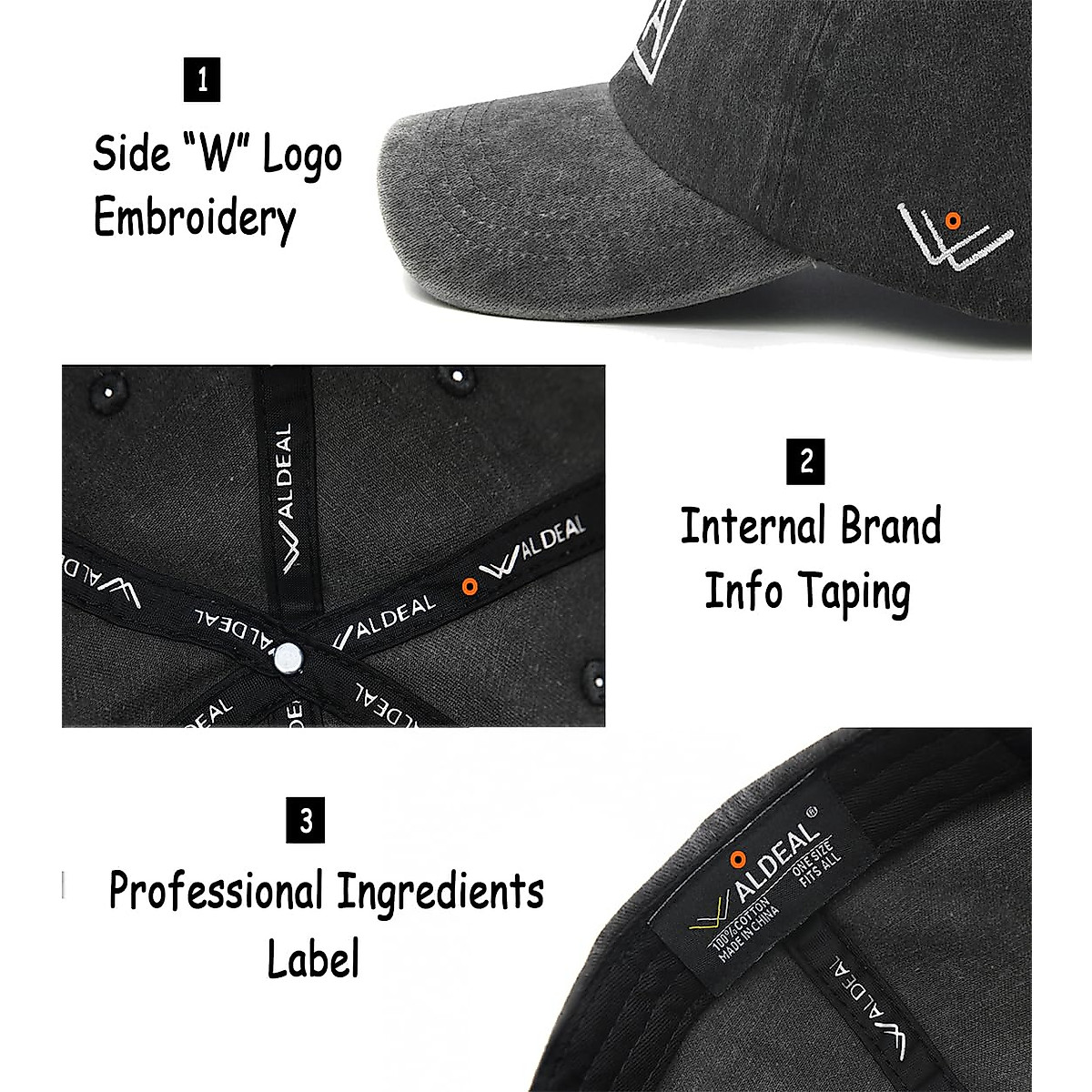 LOKIDVE Dinosaur Hat Embroidered T Rex Skeleton Baseball Cap for Men Big Boys