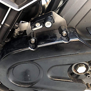 Motorcycle Helmet Lock Anti-Theft Helmet Security Lock with Keys for Indian Scout/Sixty 2015-2018-Black