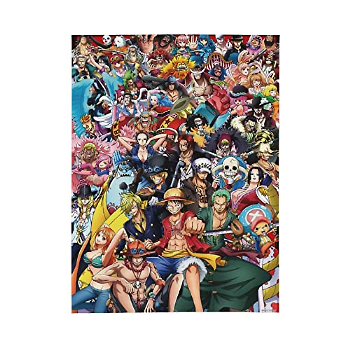 Japanese Anime Cartoon Straw Hat Pirates Throw Blanket Flannel Soft Cozy Warm Lightweight Blanket for Home Bedding Living Room Sofa Couch Bedroom Decor Bed Blanket 40X50