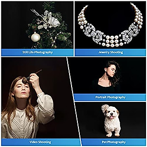 Hemmotop Black Backdrop Background 6 x 9ft Polyester Fabric Chromakey Black Screen Backdrops Collapsible for Photography,Birthday Party,Wedding Stage,Photoshoot with 3 x Backdrop Clip Clamp