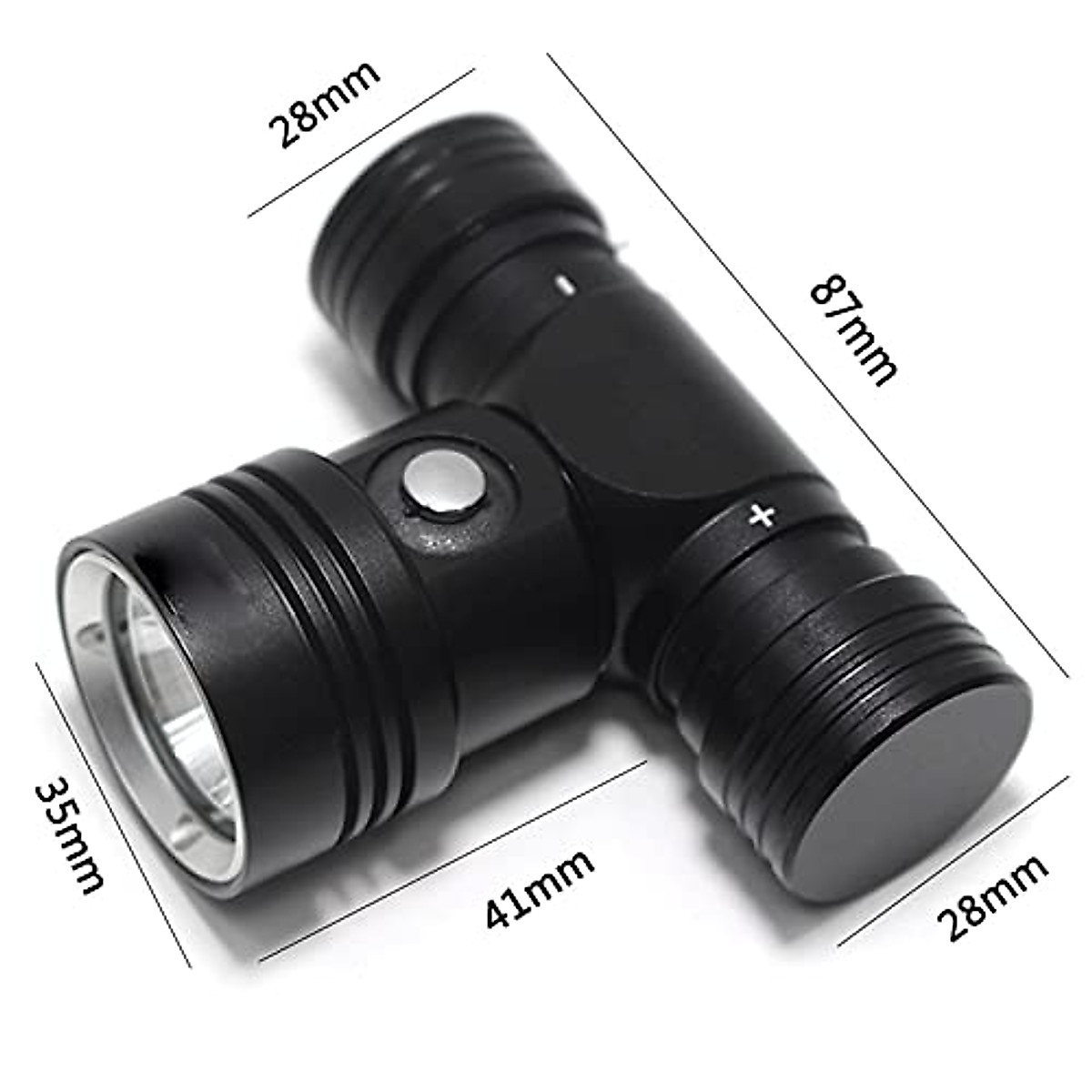 ICOBES Headlamp 5000 Lumen Underwater 100 Meter Dive Headlight 3 Mode Torch Lanterna Waterproof IPX8 18650 Waterproof Lamp Light Camping