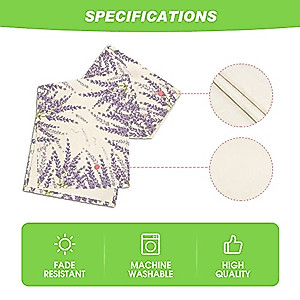 Artoid Mode Lavender Spring Table Runner, Easter Summer Seasonal Anniversary Holiday Kitchen Dining Table Decoration for Indoor Outdoor Home Party Decor 13 x 72 Inch