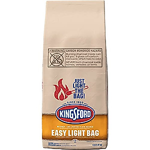 Kingsford Easy Light Charcoal Briquettes Bag, BBQ Charcoal for Grilling - 4 Pounds