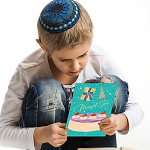 Fancy Land Bat Mitzvah Cards and Bar Mitzvah Cards Mazel Tov Jewish Celebration Cards Boys Girls