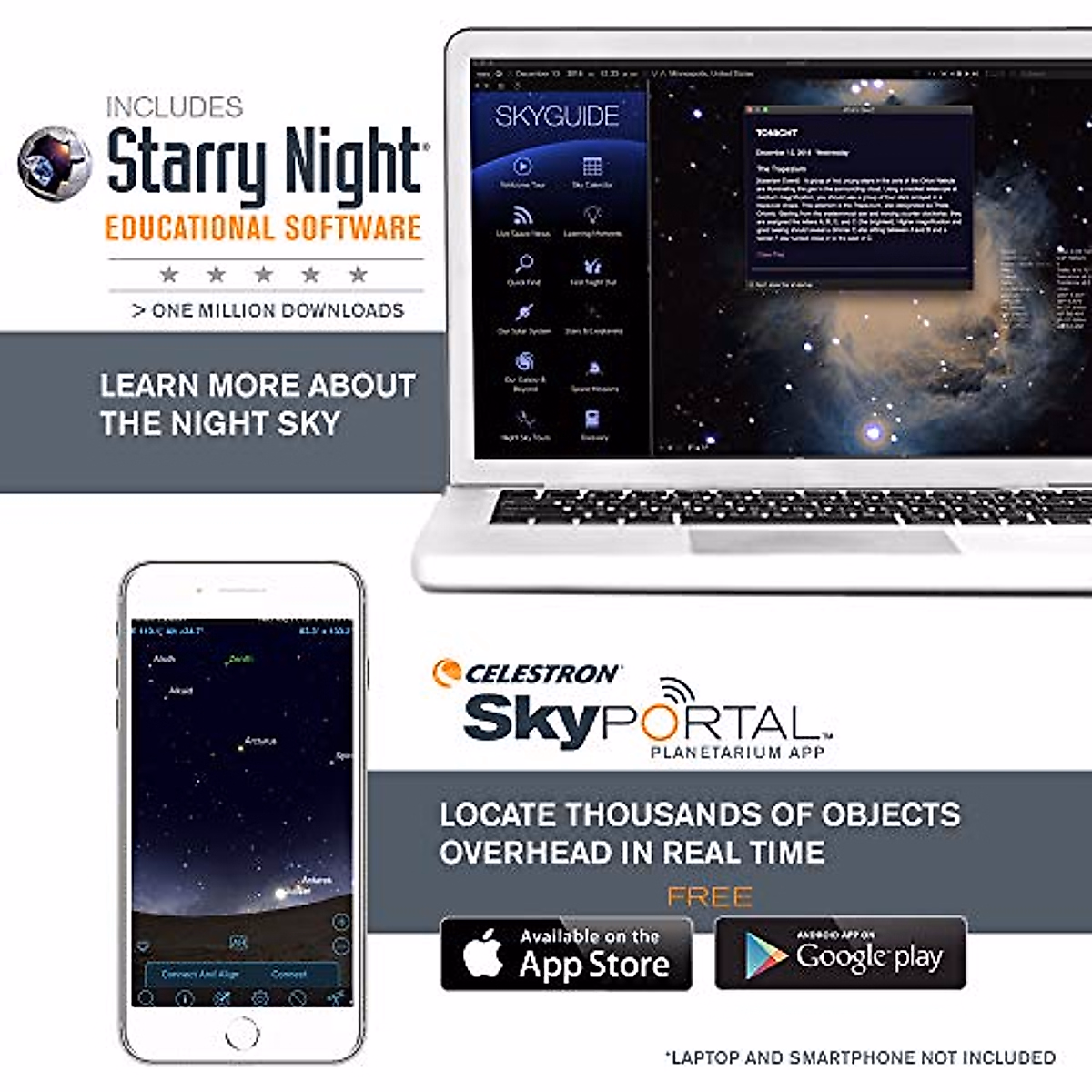 Celestron - 70mm Travel Scope DX - Portable Refractor Telescope - Fully-Coated Glass Optics - Ideal Telescope for Beginners - BONUS Astronomy Software Package - Digiscoping Smartphone Adapter