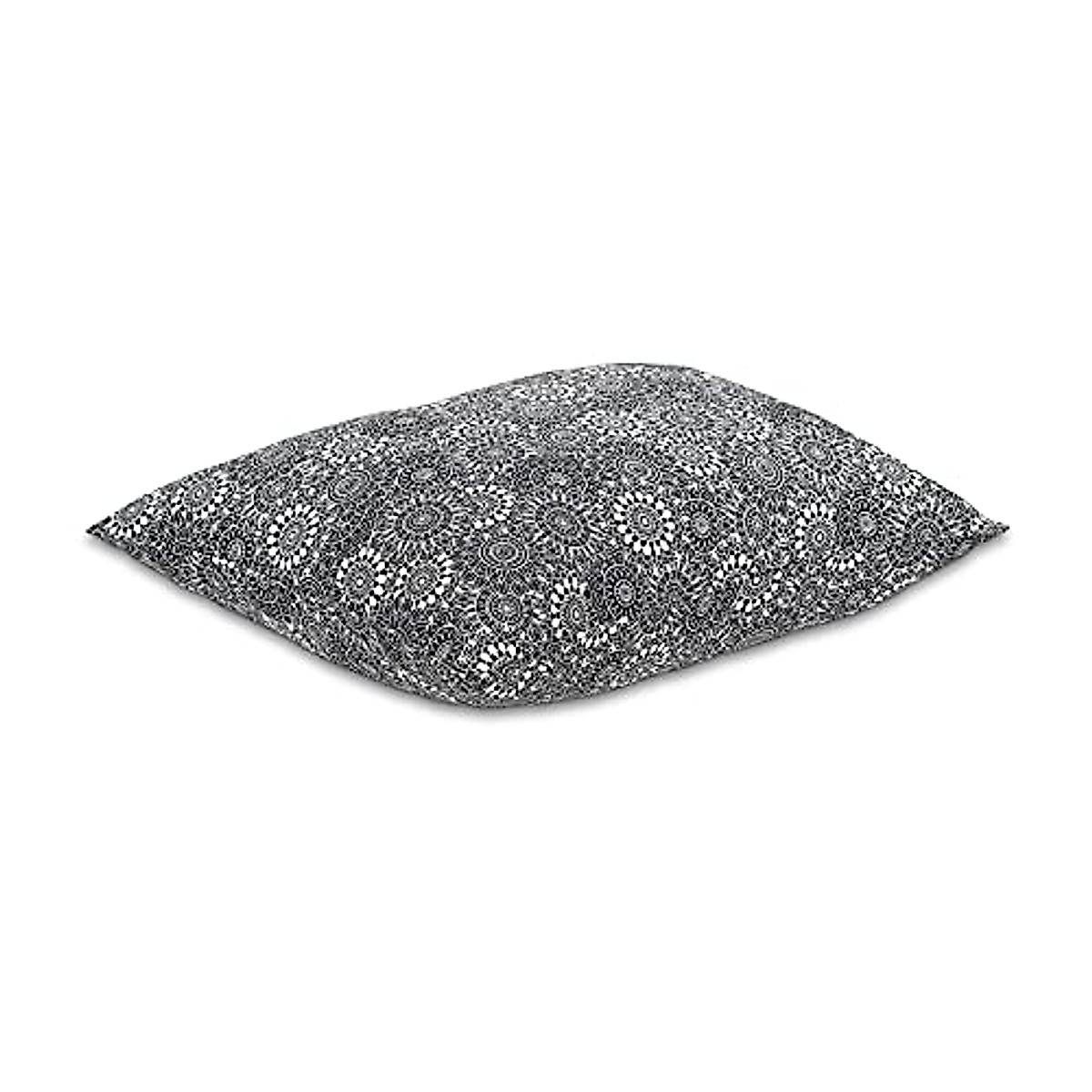 Amazon Basics Deep Seat Patio Seat and Back Cushion Set - Black Floral