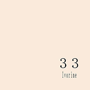 Huamei Seamless Photography Background Paper, Beige Photo Backdrop Paper Roll for Photoshoot, Video and Streaming 53-Inches Wide x 16-Feet, (4.4x16 Feet, #33 Ivorine)