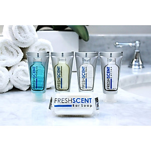 Freshscent Conditioner 1oz (200 Pack) Hotel Travel Size, Bulk Amenities and Toiletries for Hospitality