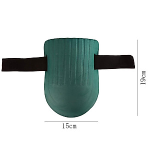 Toporchid Adjustable Straps Garden Kneeler Knee Pads Kneeling Weeding Gardening Pads(Black)