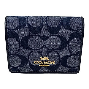 Coach Mini Wallet on a Chain in Signature Chambray Style No. C8667