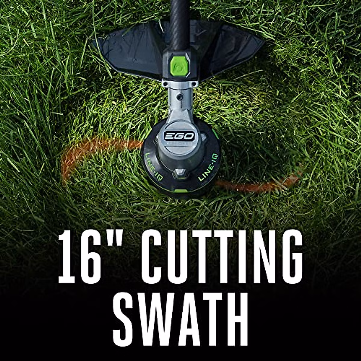 EGO Power+ ST1620T 16-Inch LINE IQ String Trimmer with POWERLOAD Technology, Battery and Charger Not Included, Black