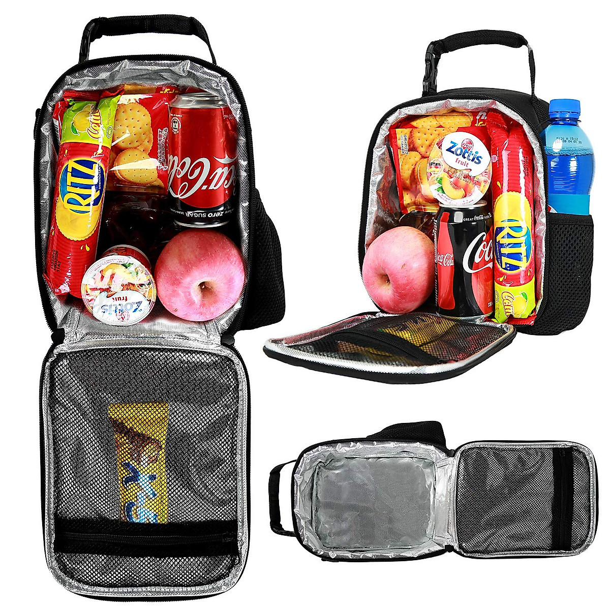 7-mi Kids Football Printed Lunch Box Bag, 5L Capacity, Stylish Design, Made-to-Last Zipper, Cushioned Carrying Strap, Easy to Clean