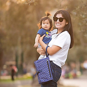 Portable Diaper Changing Pad with Head Pillow - Foldable Travel Diaper Station - Replaces Heavy Diaper Bag