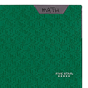 Five Star 2-Pocket Folders, 4 Pack, Plastic Folders with Stay-Put Tabs and Prong Fasteners, Includes Writable Label, Holds 11" x 8-1/2", Assorted Colors (38048), 4 count (Pack of 1