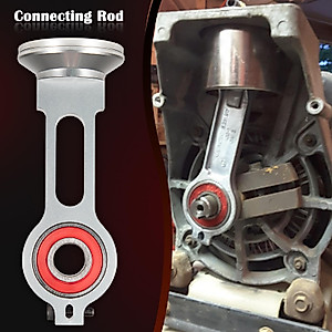 KK-4835 Compressor Piston Kit Connecting Rod Replacement Kit Perfectly Fits for Sears Craftsman Devildiss Dewalt Porter Cable Oil Free Air Compressor Pump, Comparable to KK-4835 KK-5081 A02743