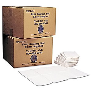 KKPKB15099 Baby Changing Station Sanitary Bed Liners, White