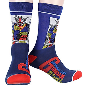 Mobile Suit Gundam Socks Mobile Weapons 5 Pack Adult Crew Socks