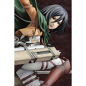 Kotobukiya Attack On Titan: Mikasa Ackerman (Renewal Package Variant) ArtFX J Statue, Multicolor
