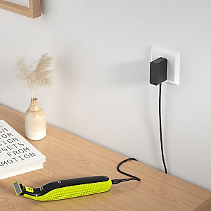 4.3V Charger for Philips Oneblade QP2520 MG3740 A00390, Charging Cord Replacement Philips Norelco One Blade, Electric Trimmer Shaver Power Supply Cord