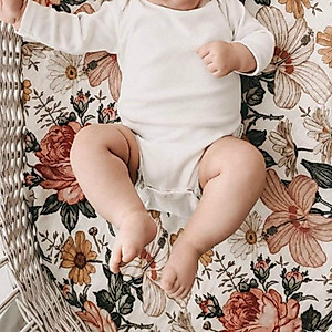 Baby Bassinet Crib Sheets, Baby Cradle Sheets,Breathable Printed Mattress Pad Cover for Cradle and Bassinet Mattress (32''x16.5'')
