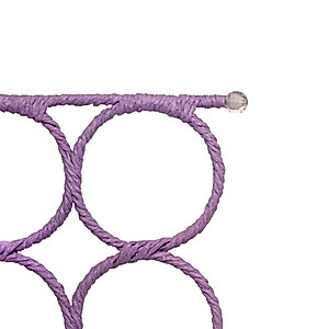 Marcus Mayfield Scarf Hanger & Closet Organizer, The No Snags Best Space Saving Scarf & Tie Hanger & Holder for Scarves, Pashminas & Infinity Scarves | Stores Over 2 Dozen Accessories (1-Purple)