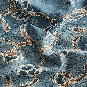 Inspire by Intelligent Design Reversible 100% Cotton Sateen Duvet - Breathable Comforter Cover, Modern All Season Bedding Set (Insert Excluded), Belcourt, Paisley Blue King/Cal King(104" x 90")